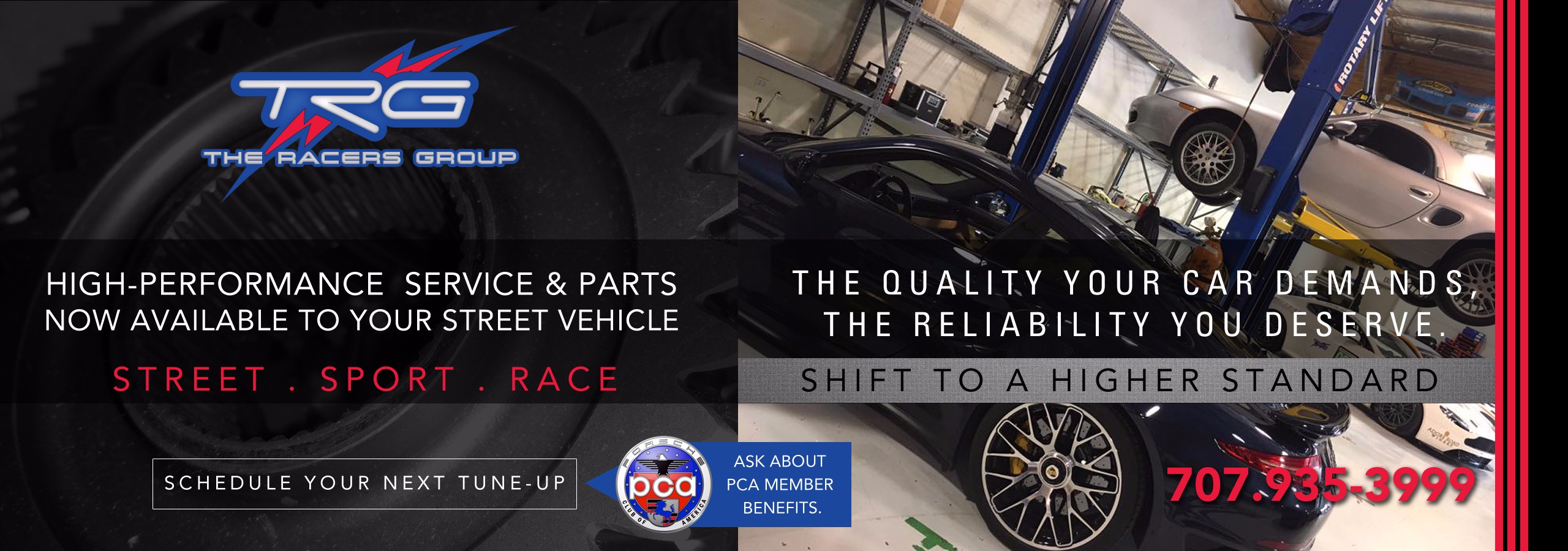 The Racers Group high-performance racing, parts, service and vinyl in ...